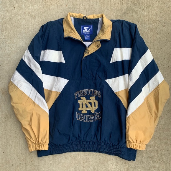 STARTER | Jackets & Coats | Vintage Starter Notre Dame College Jacket ...